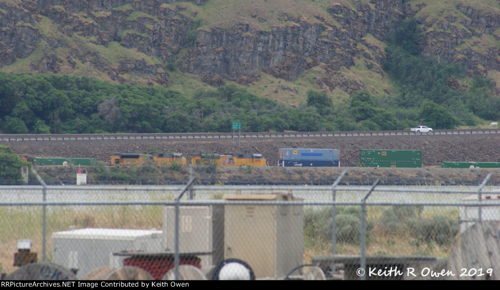 DPUs on an Eastbound Intermodal